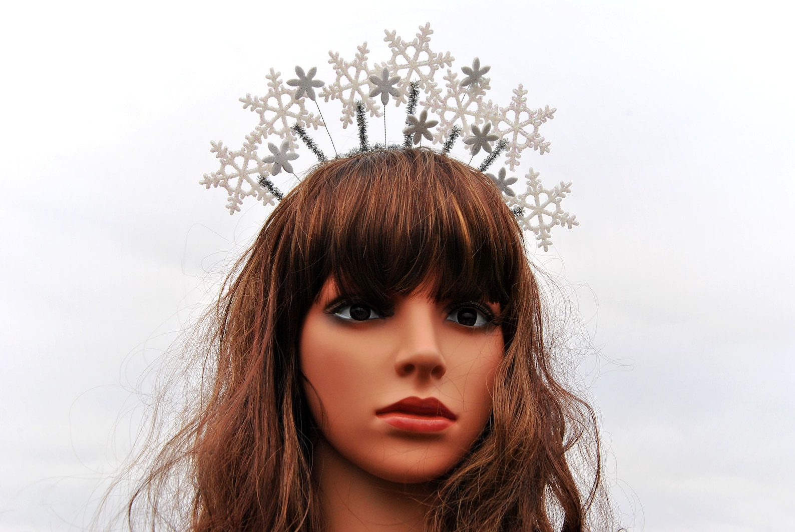 Snowflake Crown Headpiece for Women Snow Queen Halo Crown | Etsy