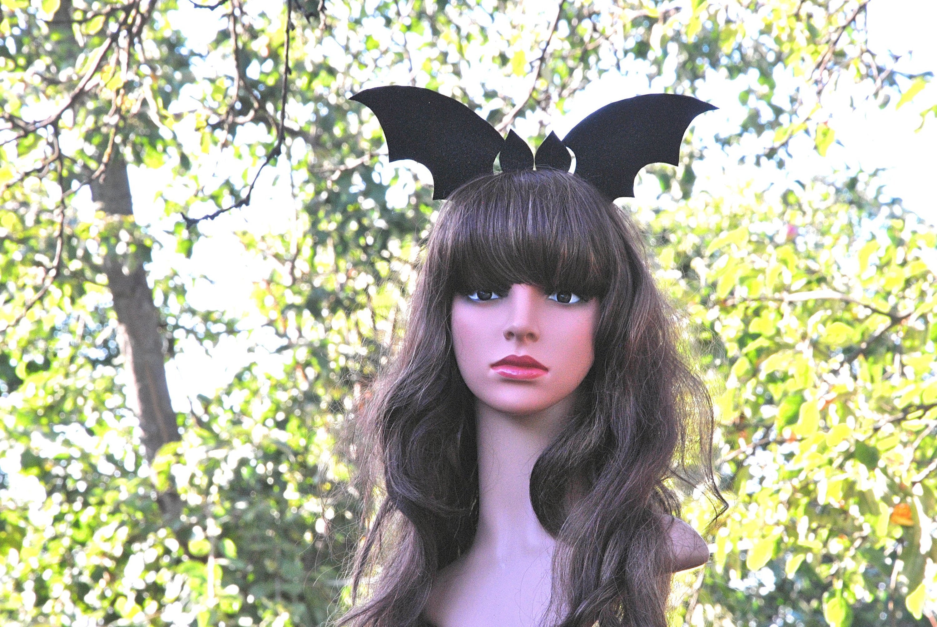 Bath Wings Headpiece Halloween Crown Black Bath Headband - Etsy
