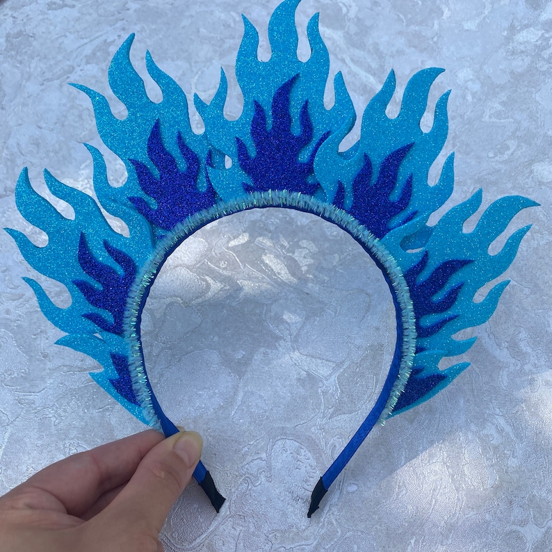 Fire Headpiece Flame Headband Halloween Costume Festival, Carnival - Etsy