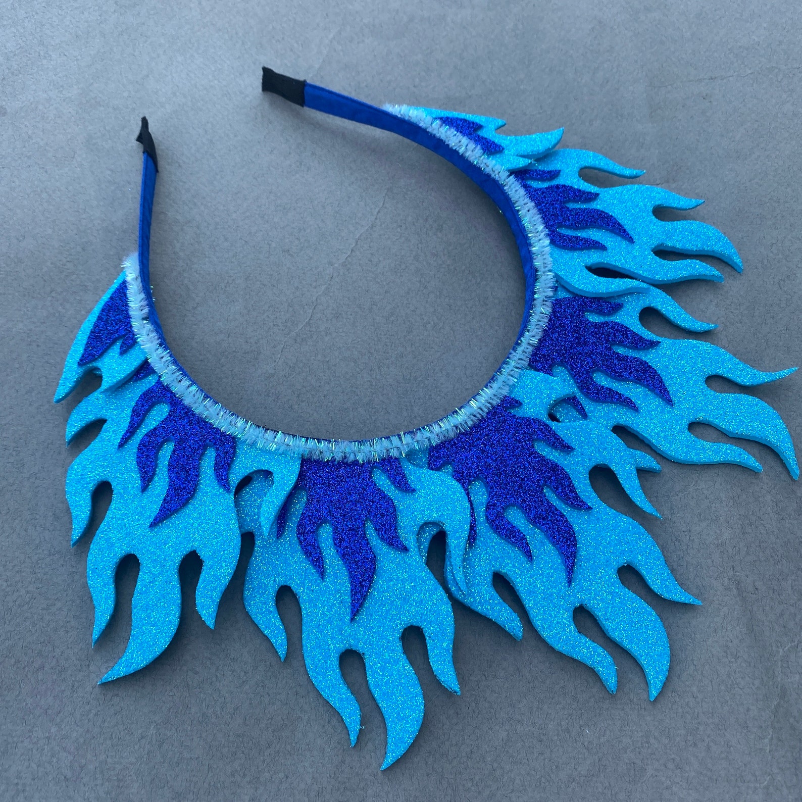 Fire headpiece Flame headband Halloween costume festival | Etsy