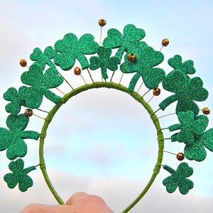 Shamrock Headband St Patricks Day Headpiece Shamrock Clover Headband ...