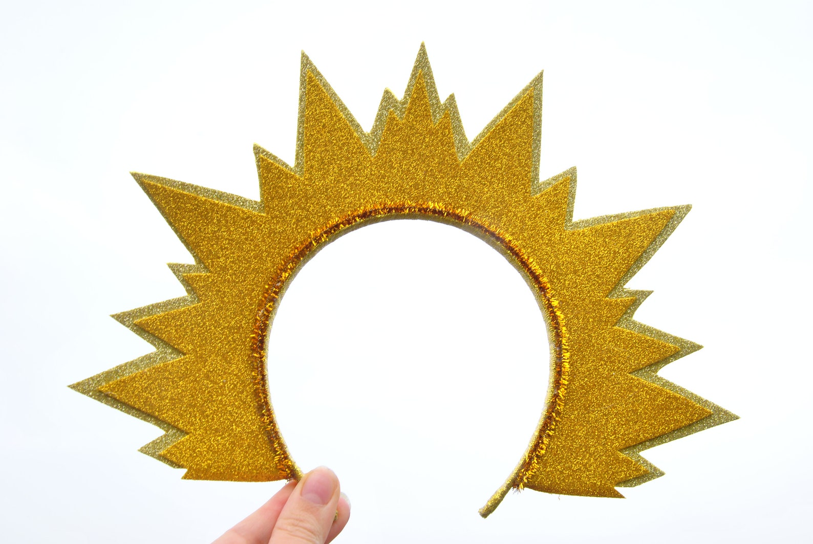 Gold Sun Crown Festival Sun Queen Headpiece Carnival Sun Rays | Etsy