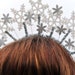 Snowflake Crown Headpiece for Women Snow Queen Halo Crown Christmas ...