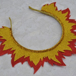 Fire Headband Flame Headpiece Fire Crown Halloween Costume Festival ...