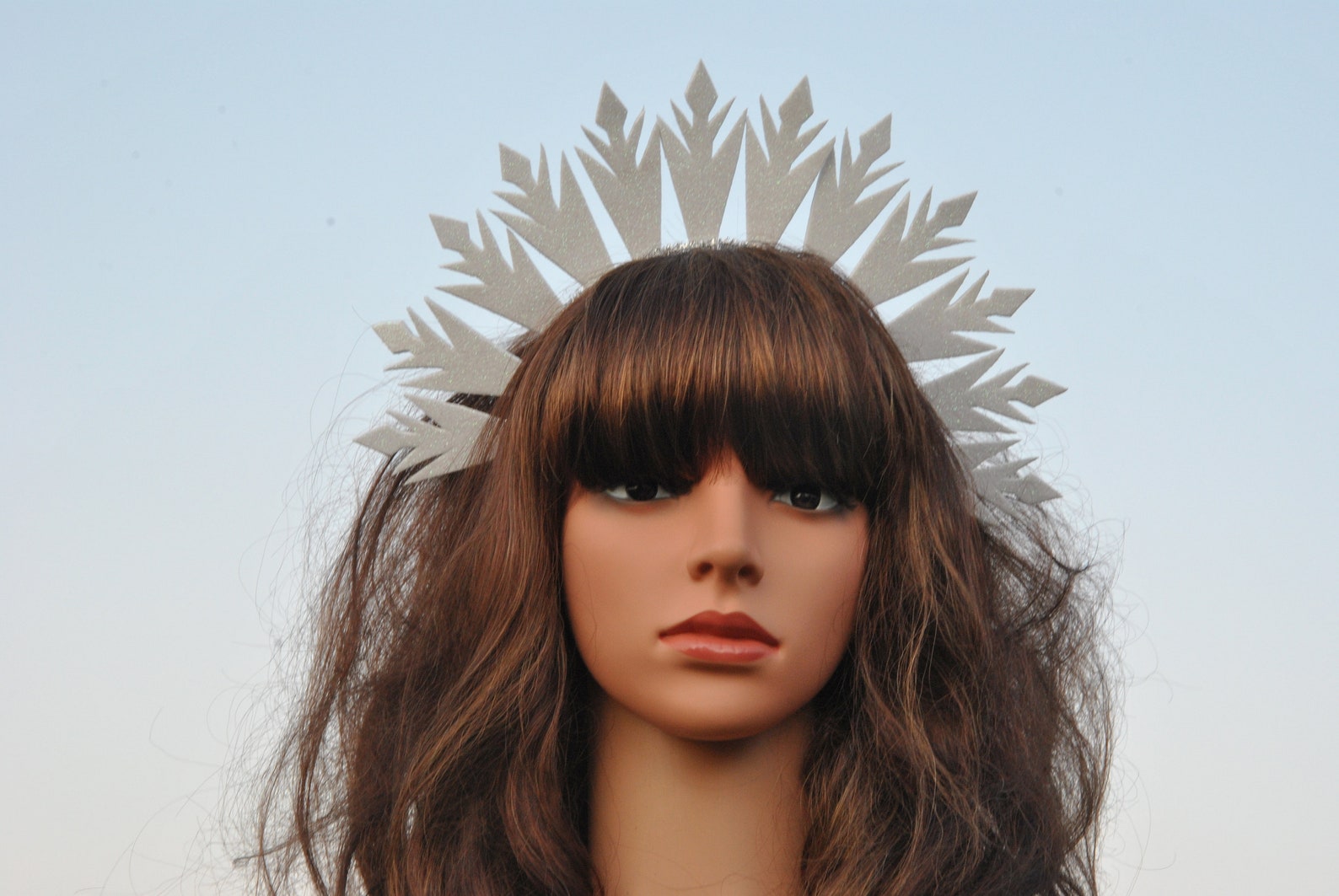 Snowflake Headband Christmas Tiara Crown Ice Queen Headpiece - Etsy