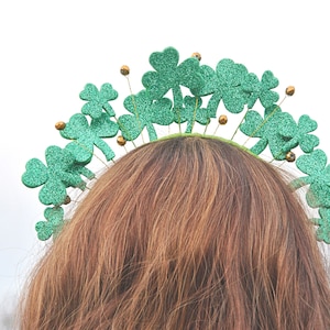 Shamrock Headband St Patricks Day Headpiece Shamrock Clover Headband ...