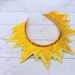 Gold Sun Crown Festival Sun Queen Headpiece Carnival Sun Rays Headband ...