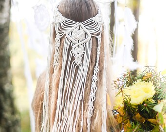 Macrame Wedding Veil - Etsy