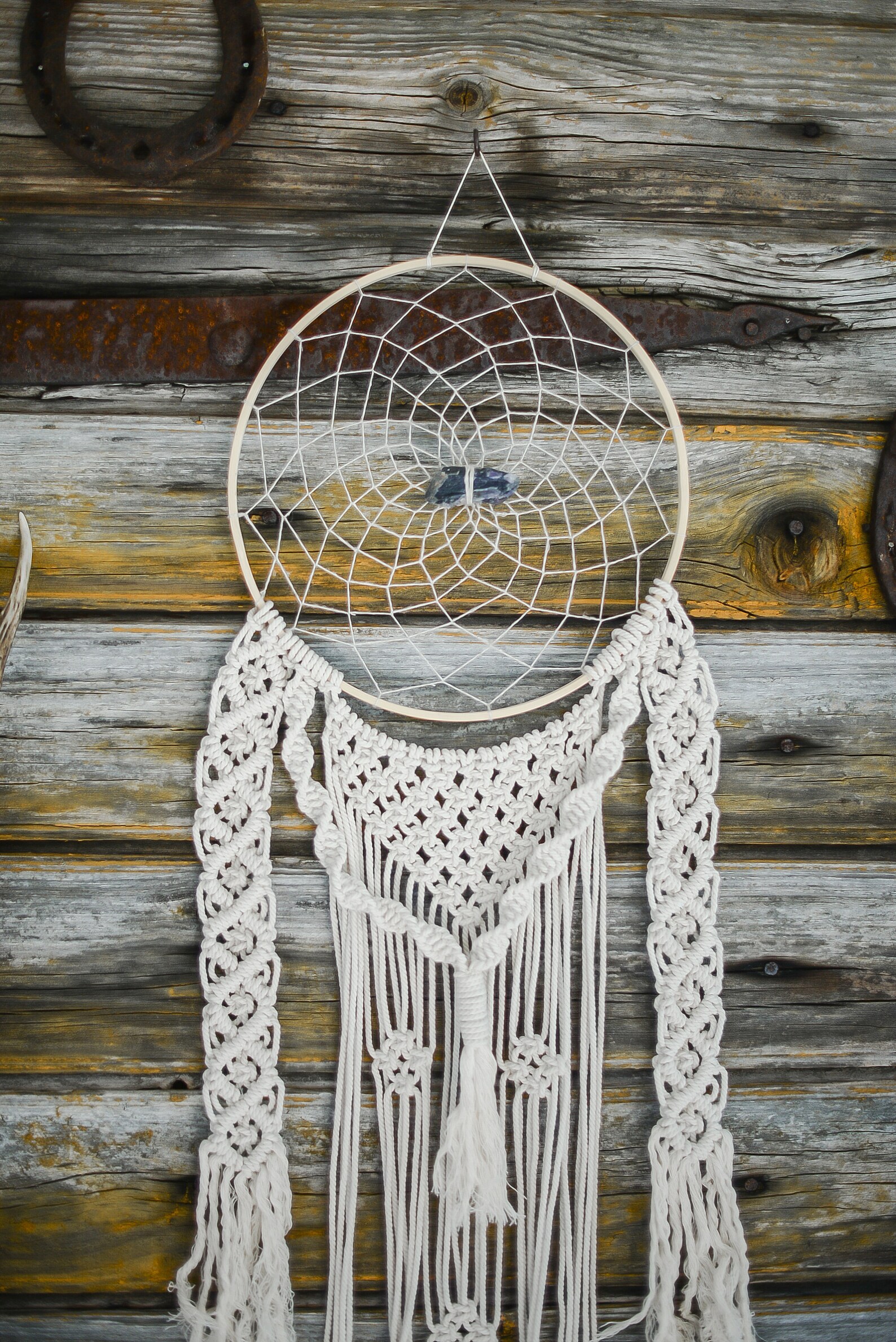 Macrame Dream Catcher Modern Macrame Wall Hanging Dream | Etsy