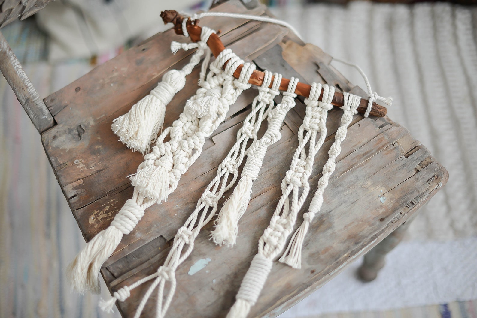 Macrame Wall Hanging, Small Macrame Wall Hanging, Bohemian Home Decor ...
