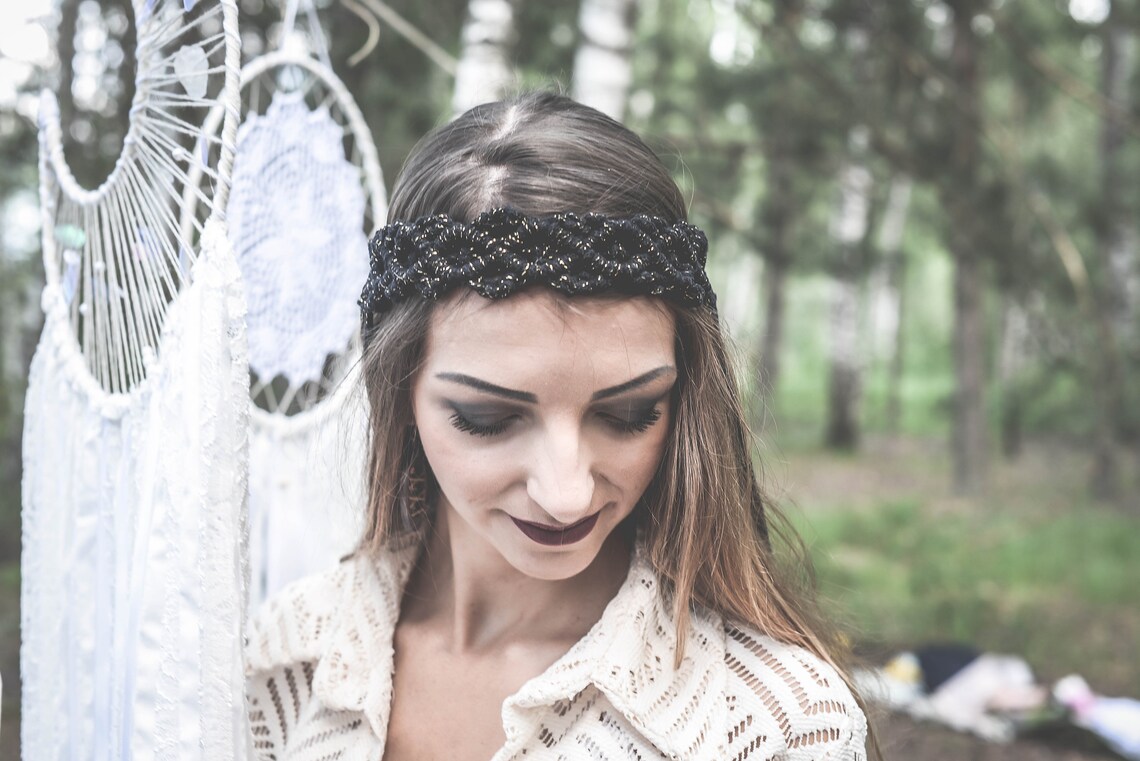Macrame Veil Macrame Wedding Veil Boho Veil Macrame - Etsy
