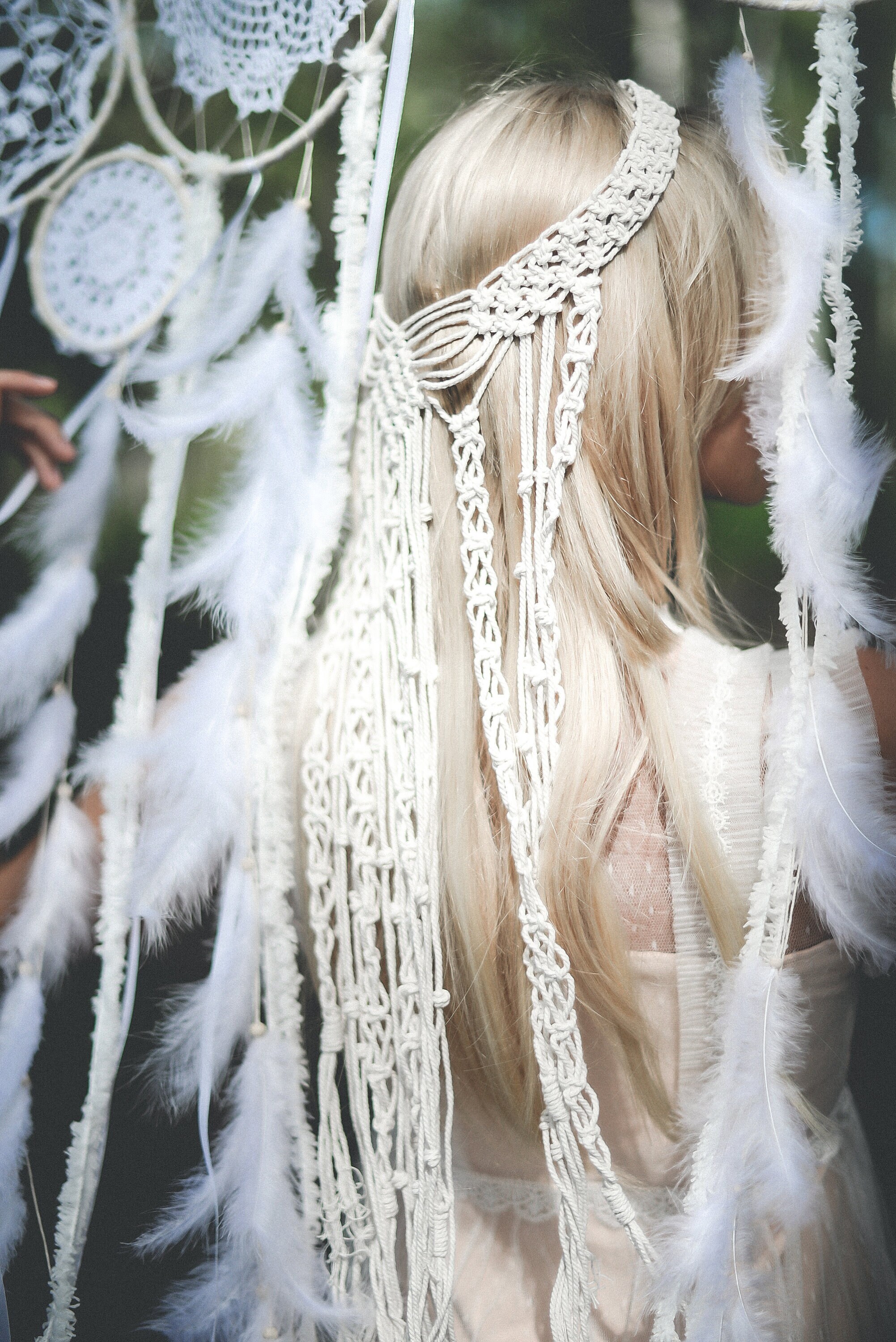Macrame Veil Macrame Wedding Veil Boho Veil Macrame | Etsy