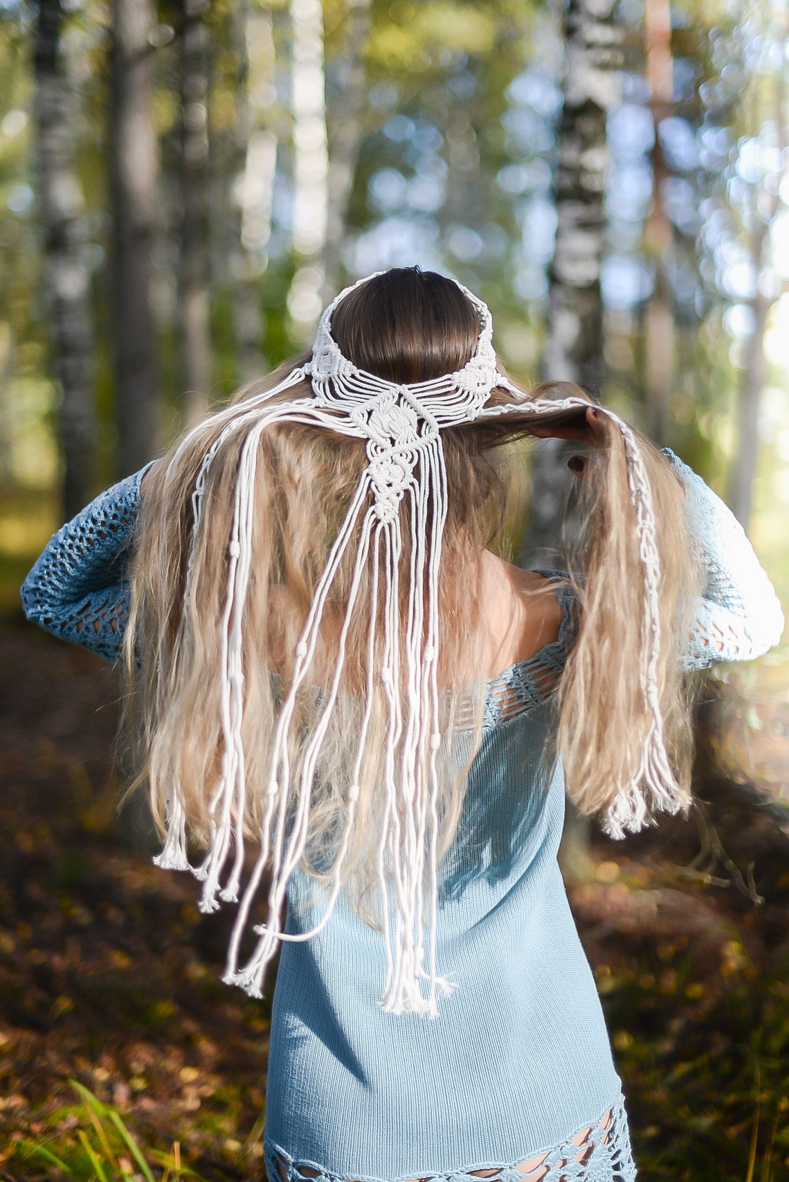 Boho Macrame Veil Macrame Veil Macrame Wedding Veil Macrame - Etsy