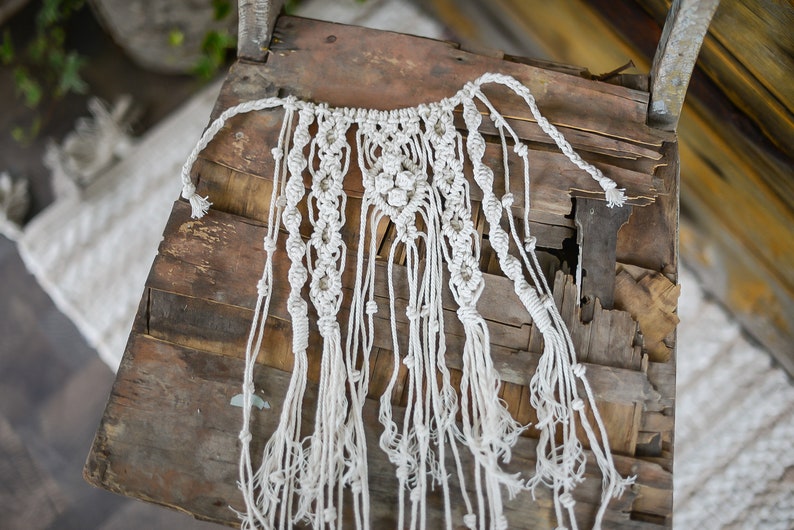 Macrame Bouquet Wrap Wedding Flower Wrap Macrame Wrap Boho | Etsy