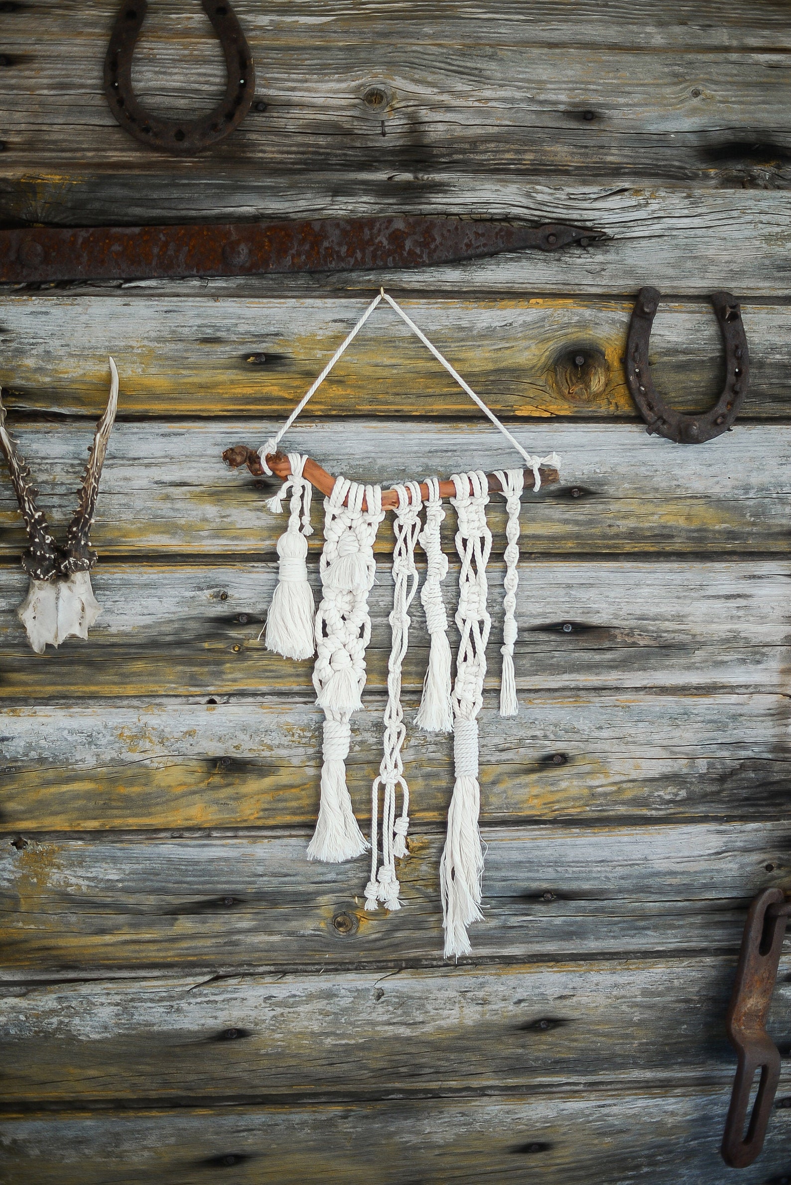 Macrame Wall Hanging, Small Macrame Wall Hanging, Bohemian Home Decor ...