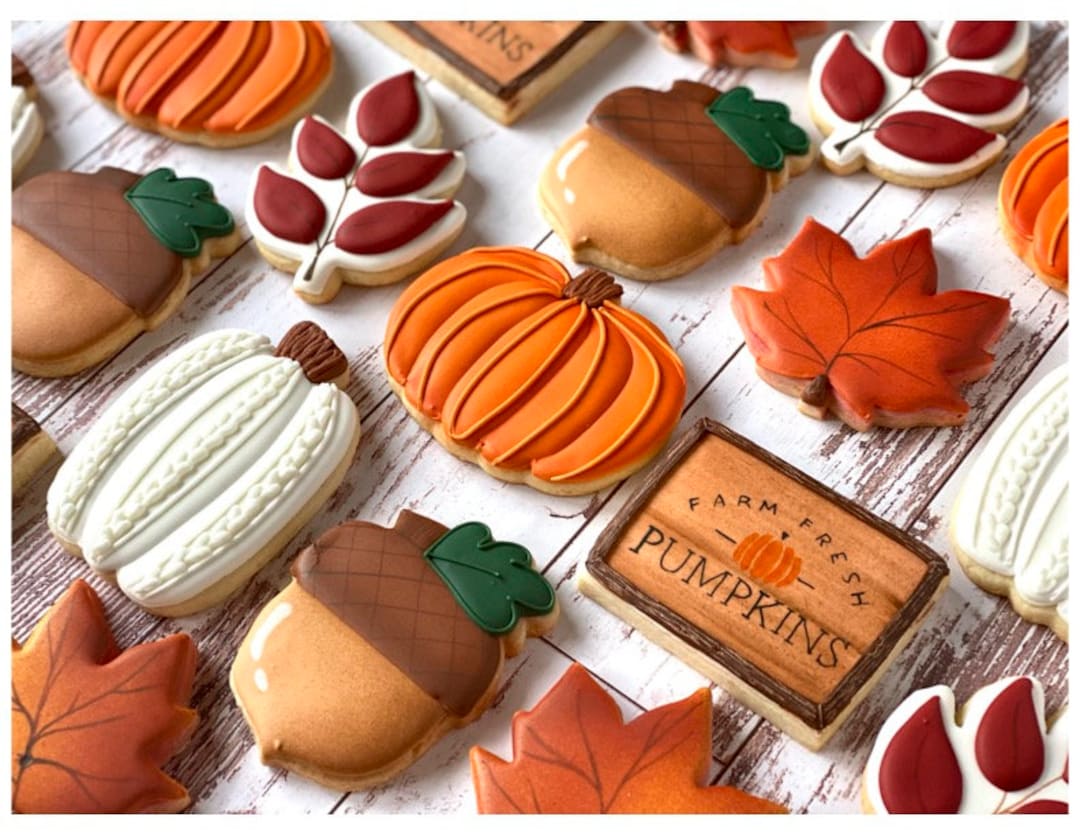 Fall Cookies - Etsy