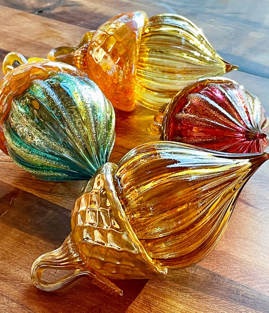 Blown Glass Acorn - Etsy