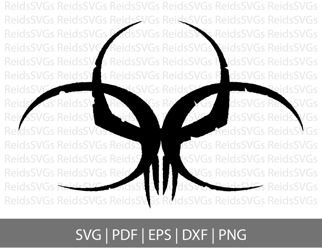 Biohazard Skull SVG for Cutting Machines - Etsy