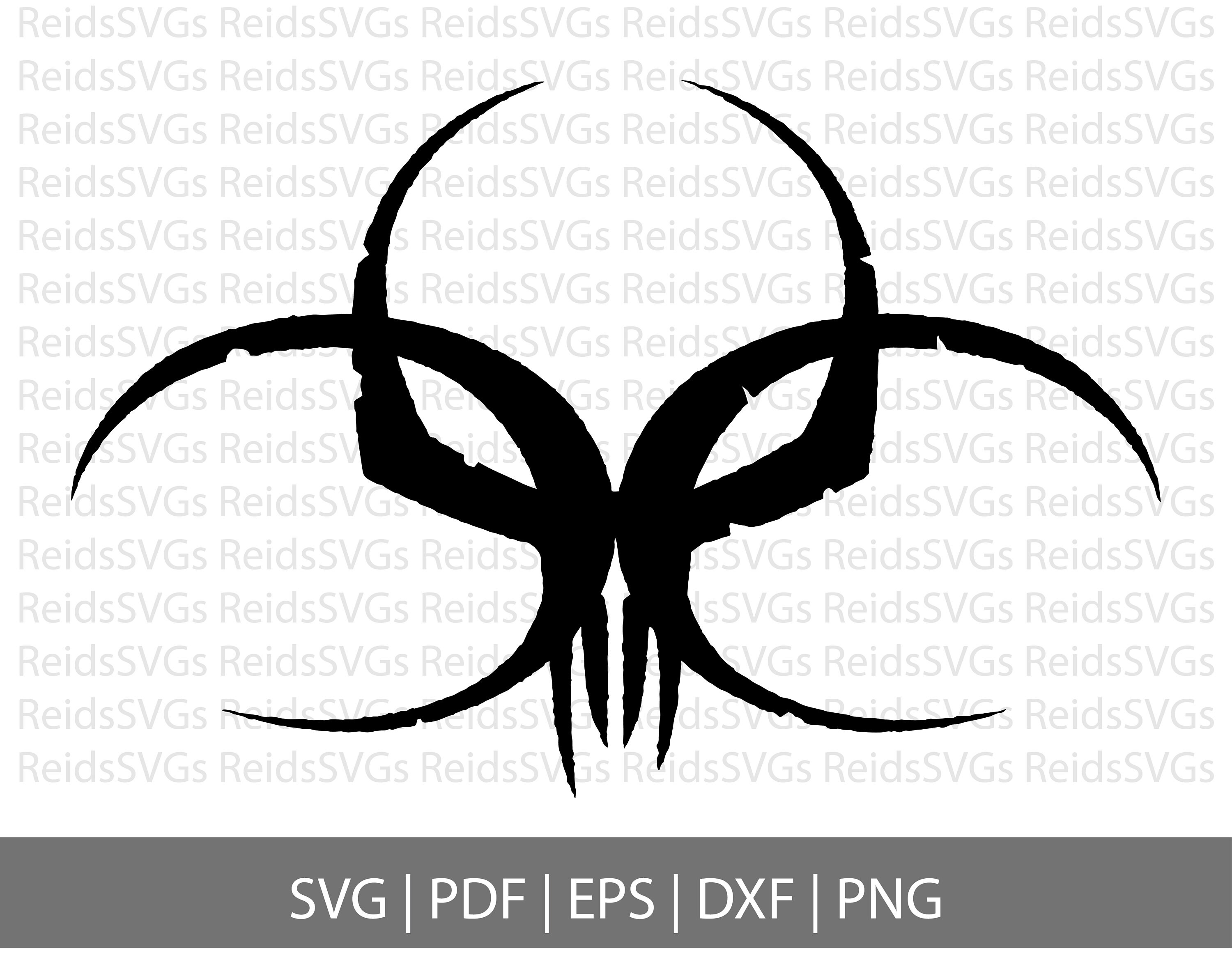 Biohazard Skull SVG for cutting machines | Etsy