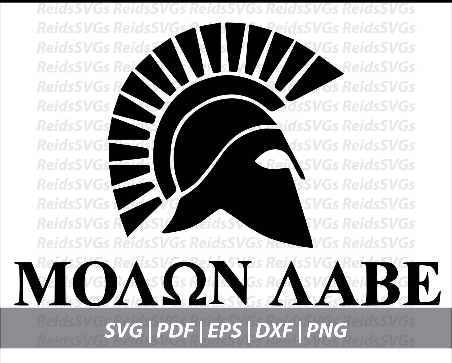 Molon Labe SVG for Cutting Machines - Etsy