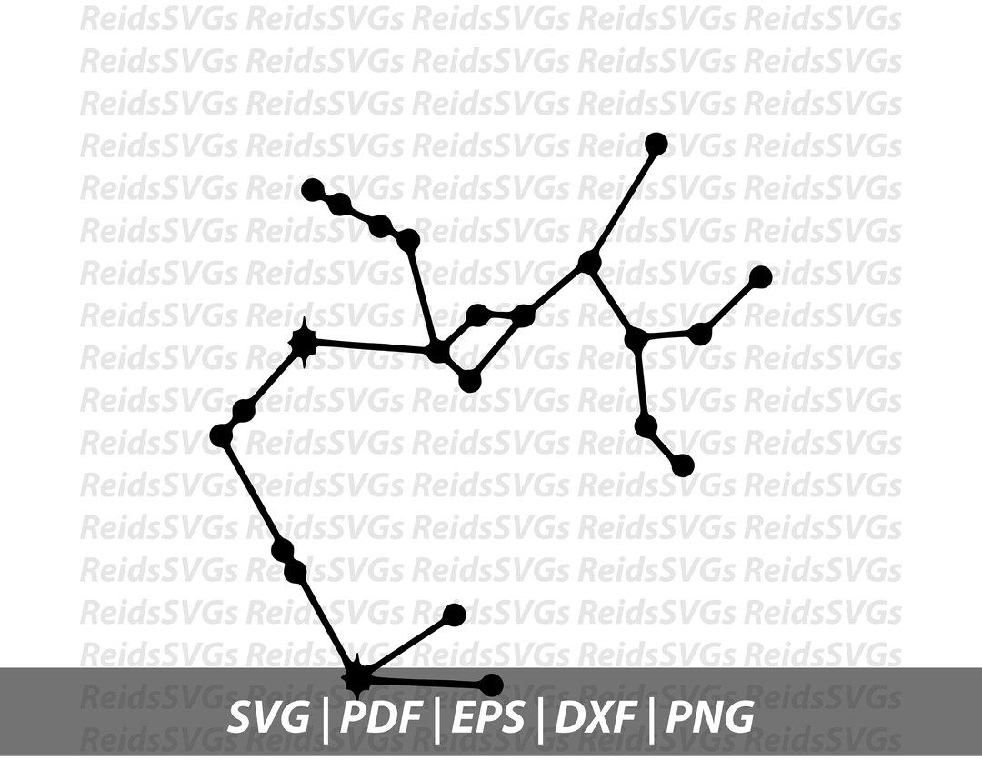 Sagittarius Constellation SVG | Cricut | Silhouette | Cutting Machines ...