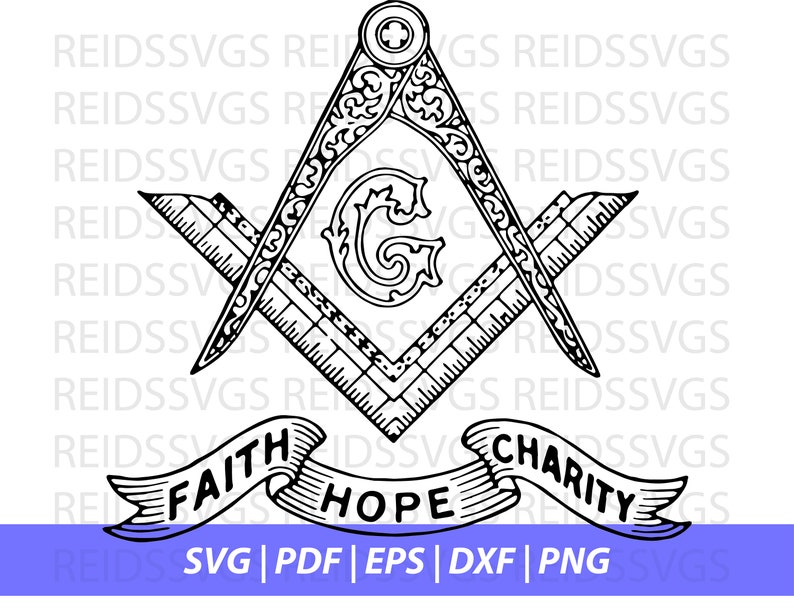 Square and Compass SVG for Cutting Machines Cricut - Etsy