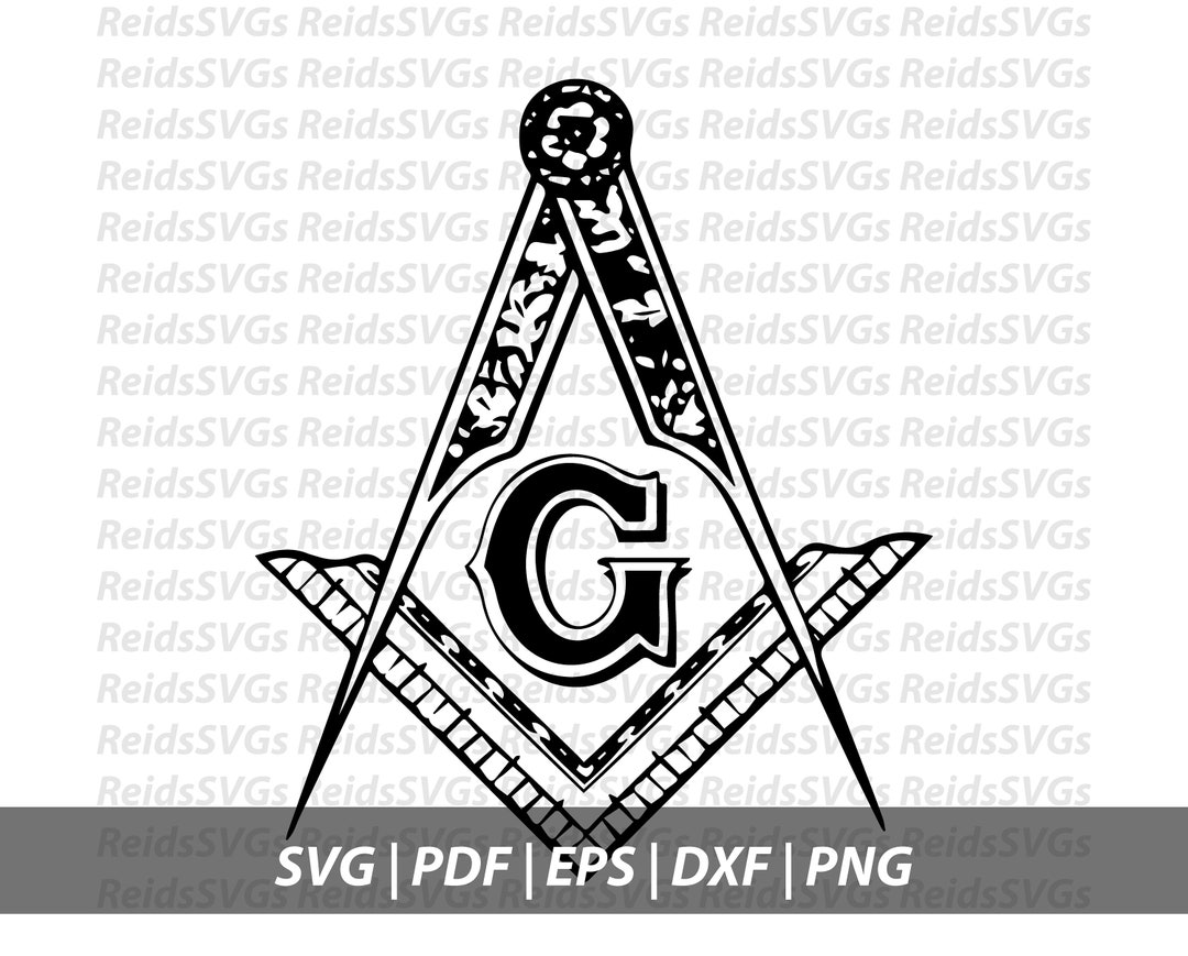 Square and Compass SVG for Cutting Machines | Cricut | Silhouette - Etsy