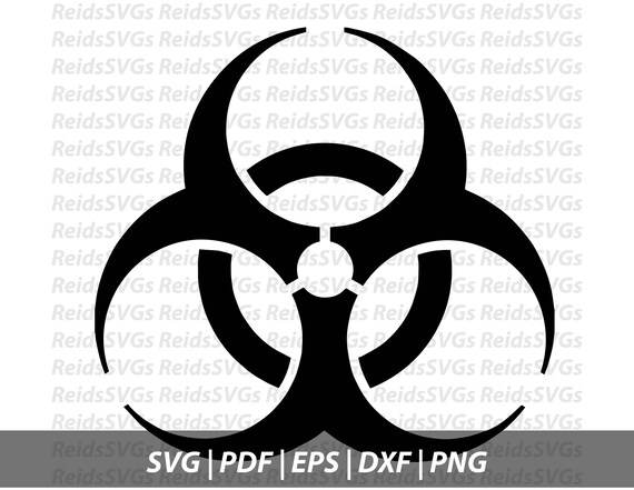 Biohazard SVG Cricut Silhouette Cutting Machines | Etsy