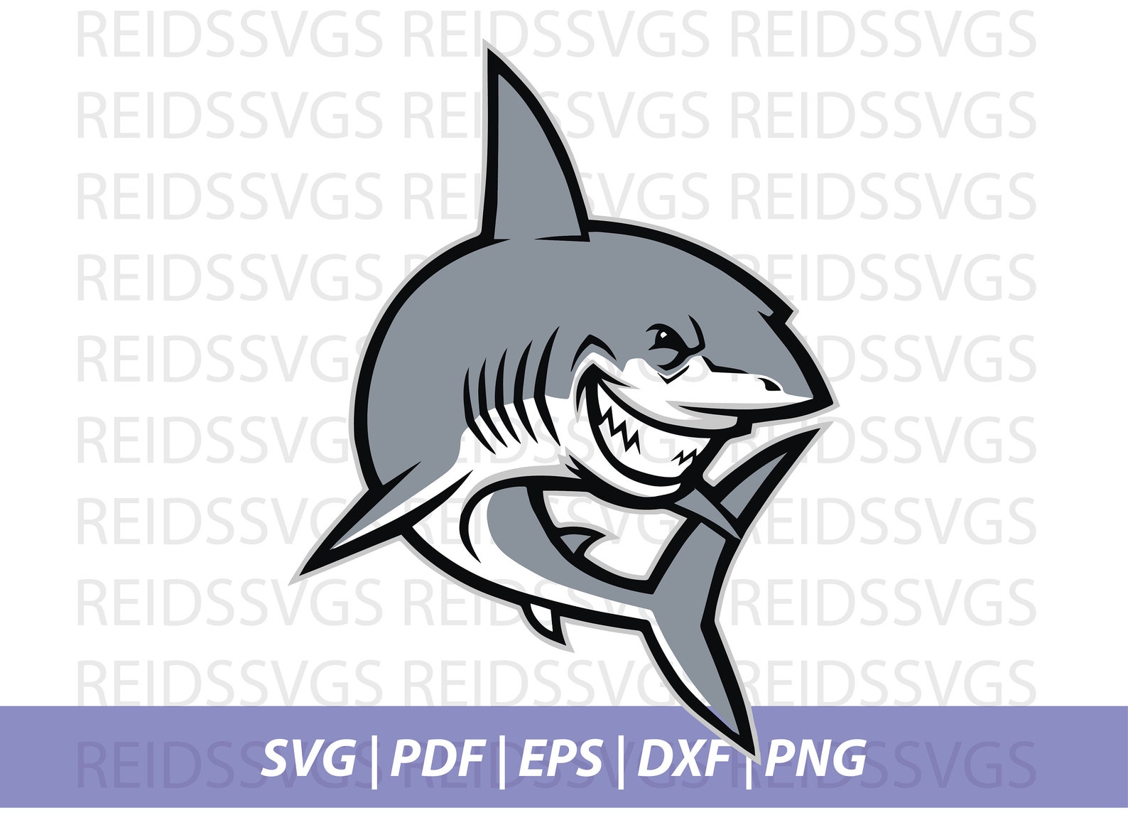 Shark SVG for Cutting Machines, SVG Files, Clipart, Circut, Cutting ...