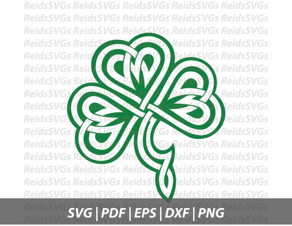 Shamrock SVG for Cutting Machines Cricut Silhouette | Etsy