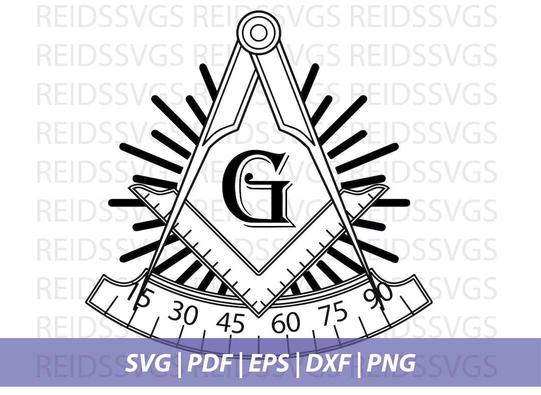 Past Master Square and Compass SVG for Cutting Machines | Cricut ...