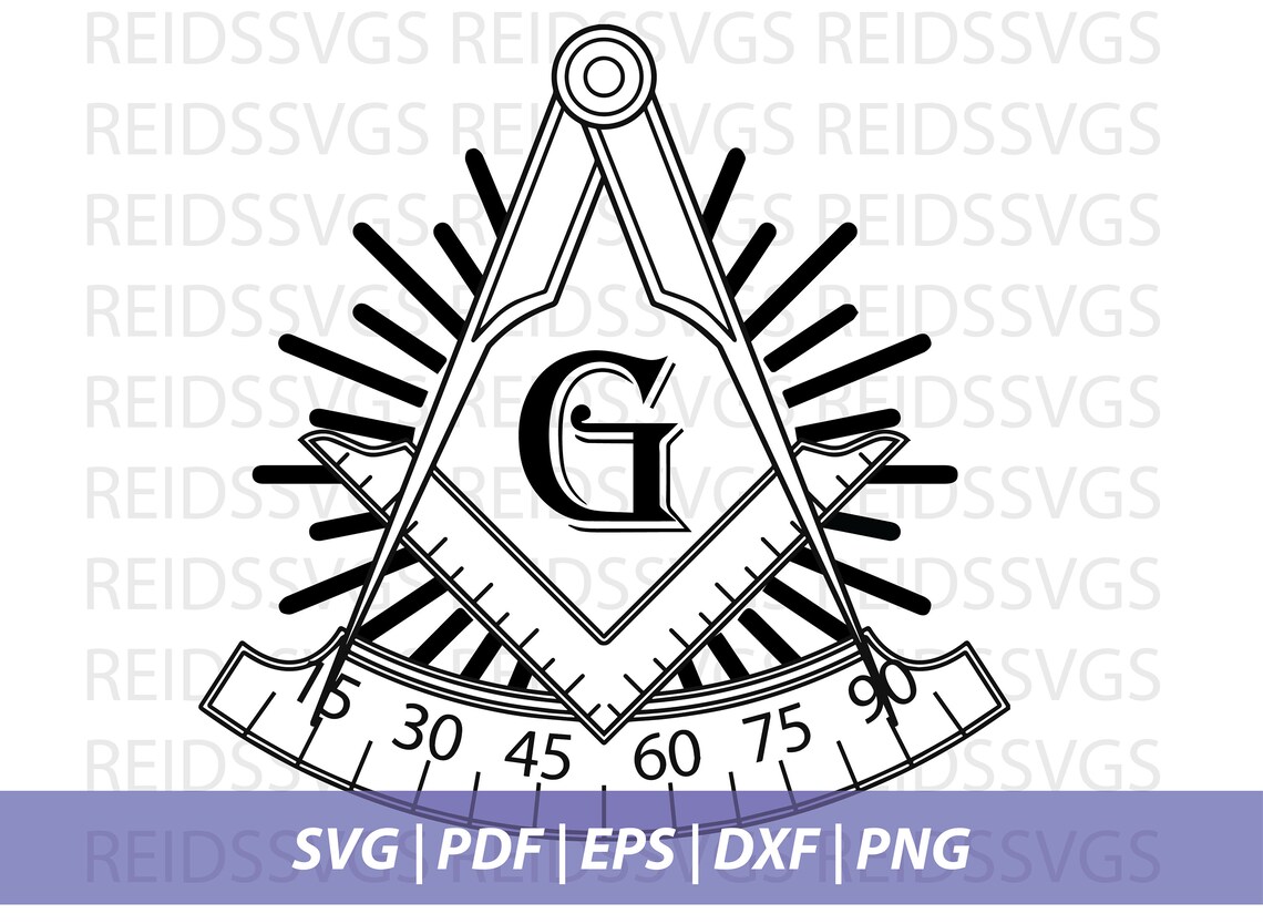Past Master Square and Compass SVG for Cutting Machines | Cricut ...