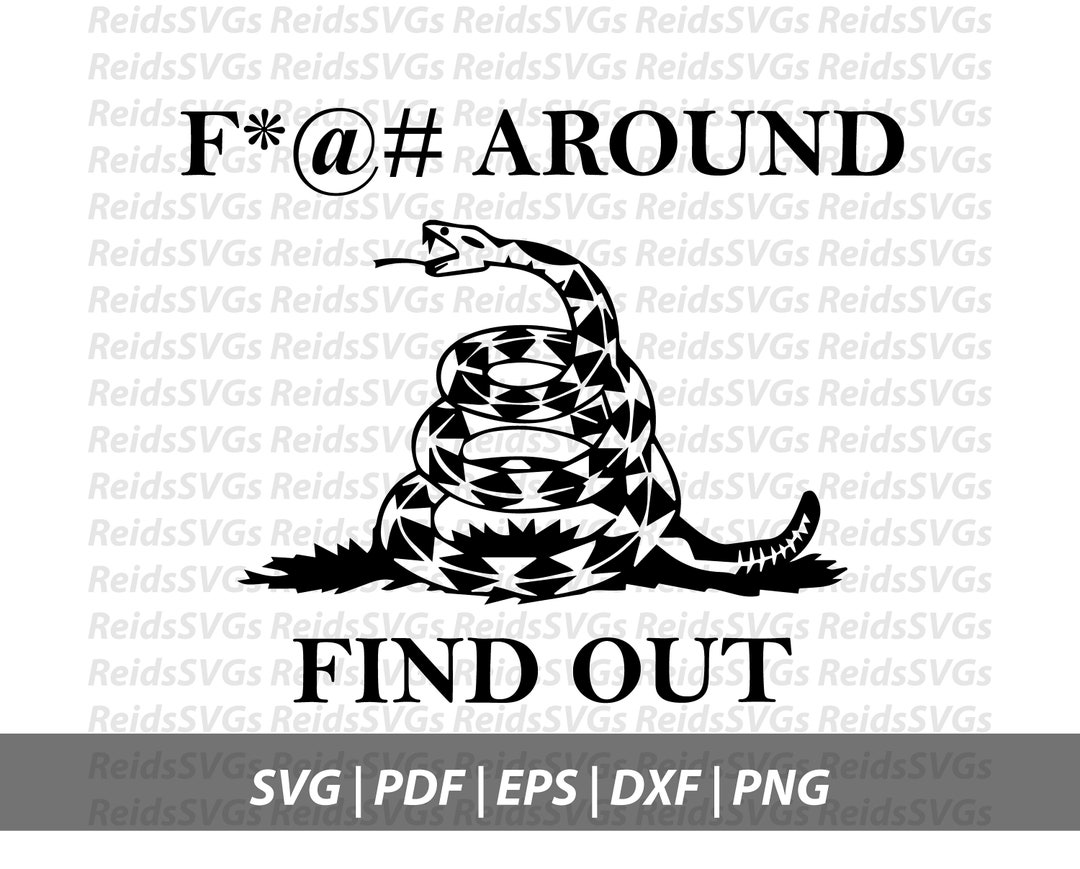 F*@# AROUND SVG for Cutting Machines, Instant Download, Cricut ...