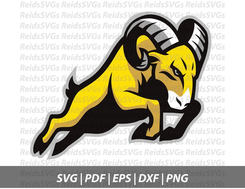 Ram SVG for Cutting Machines SVG Files Clipart Circut | Etsy