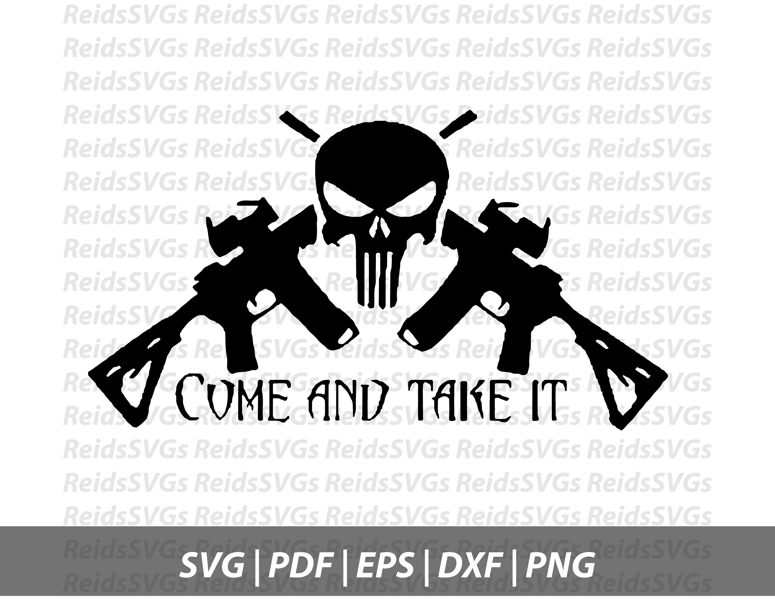 Come and Take It SVG for Cutting Machines Cricut File | Etsy