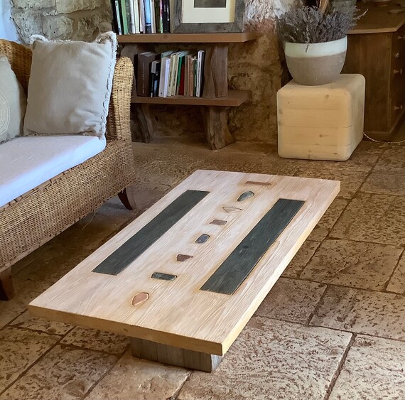 Low stone coffee table store
