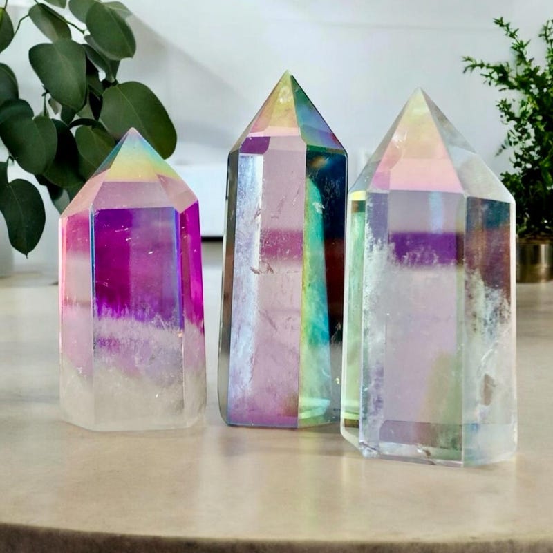 Tanzine Aura Quartz - Etsy