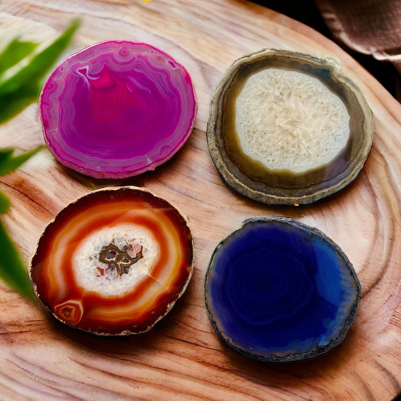 Agate Coasters - Etsy