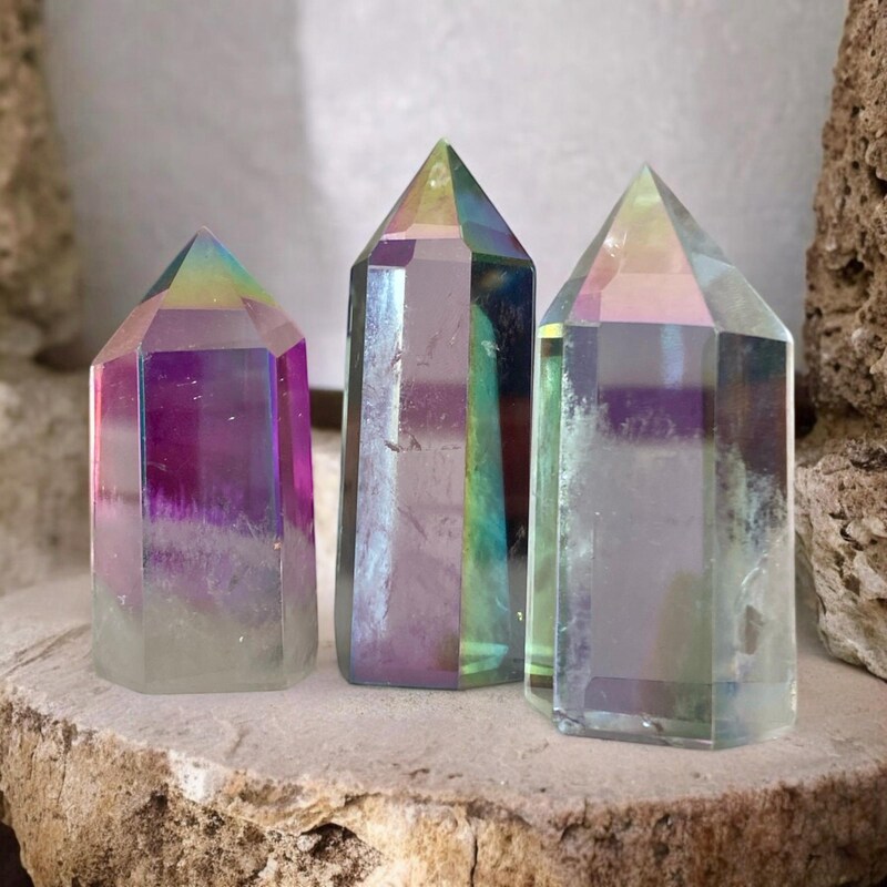 Tanzine Aura Quartz - Etsy