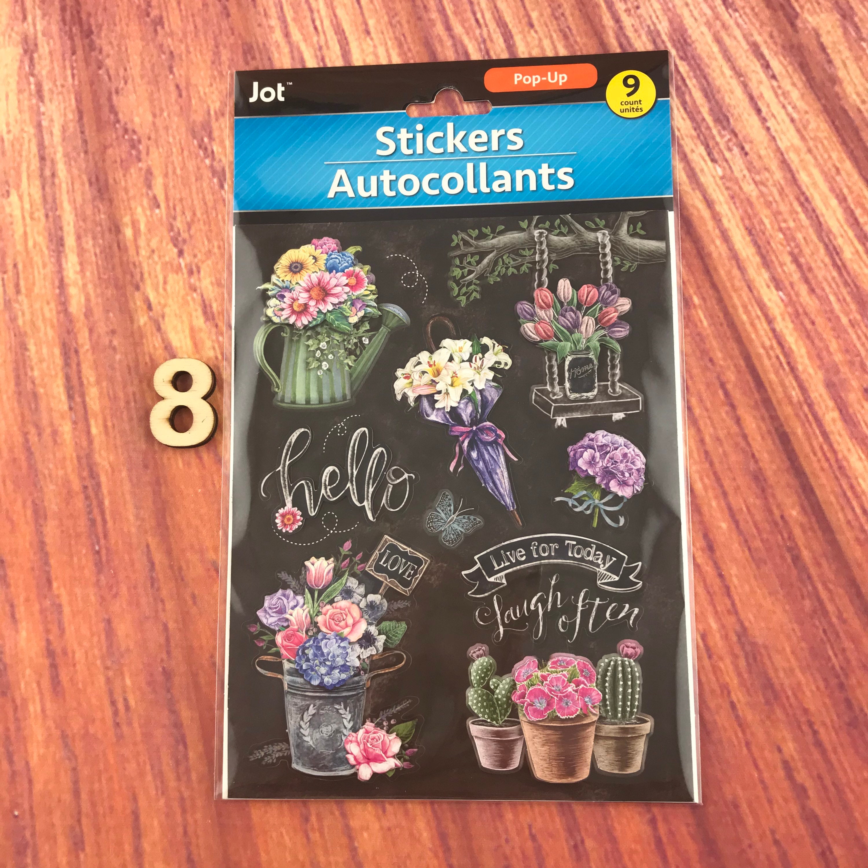 Stickers Scrapbook Stickers Scrapbooking Cards Flowers | Etsy