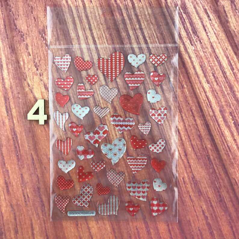 Stickers Scrapbook Scrapbooking Embellishments Cards Card | Etsy