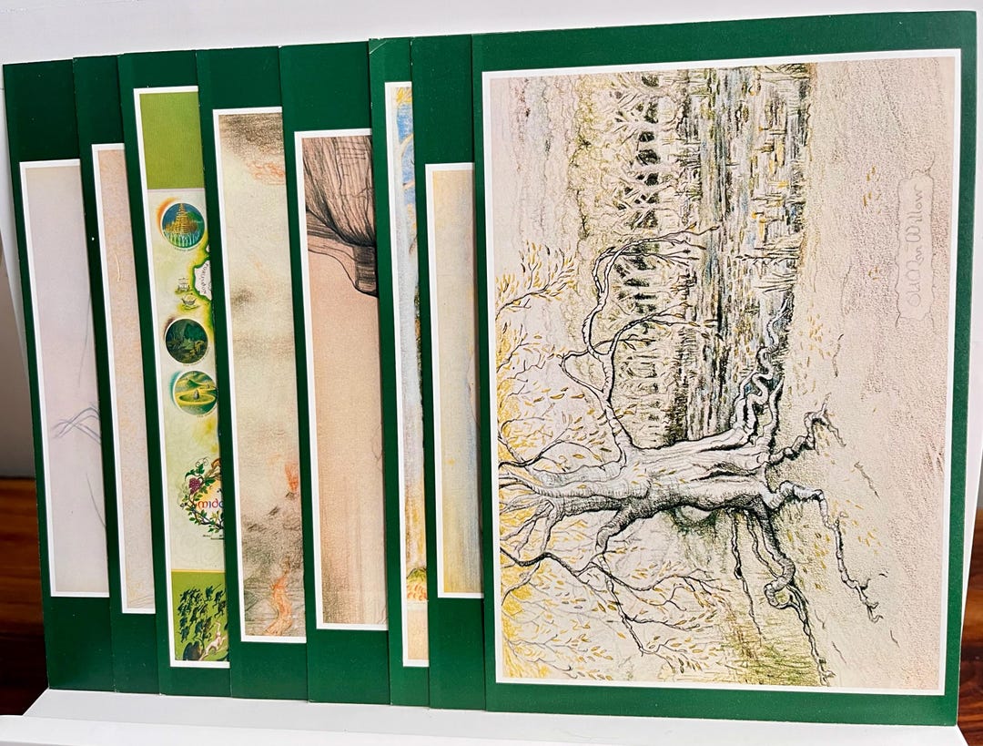 First Edition Vintage Tolkien Cards the Lord of the Rings George Allen ...