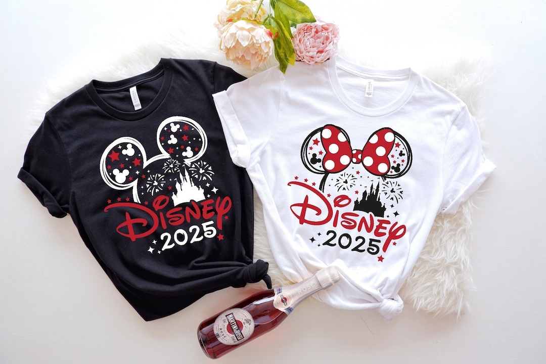 Disney Castle 2025 Shirts, Custom 2025 Disney Family Vacation Shirts, Disney Family Matching ...