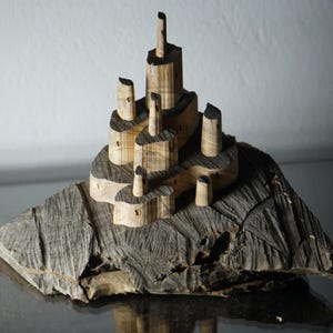 Olive Wood Pop-up Castle - Etsy