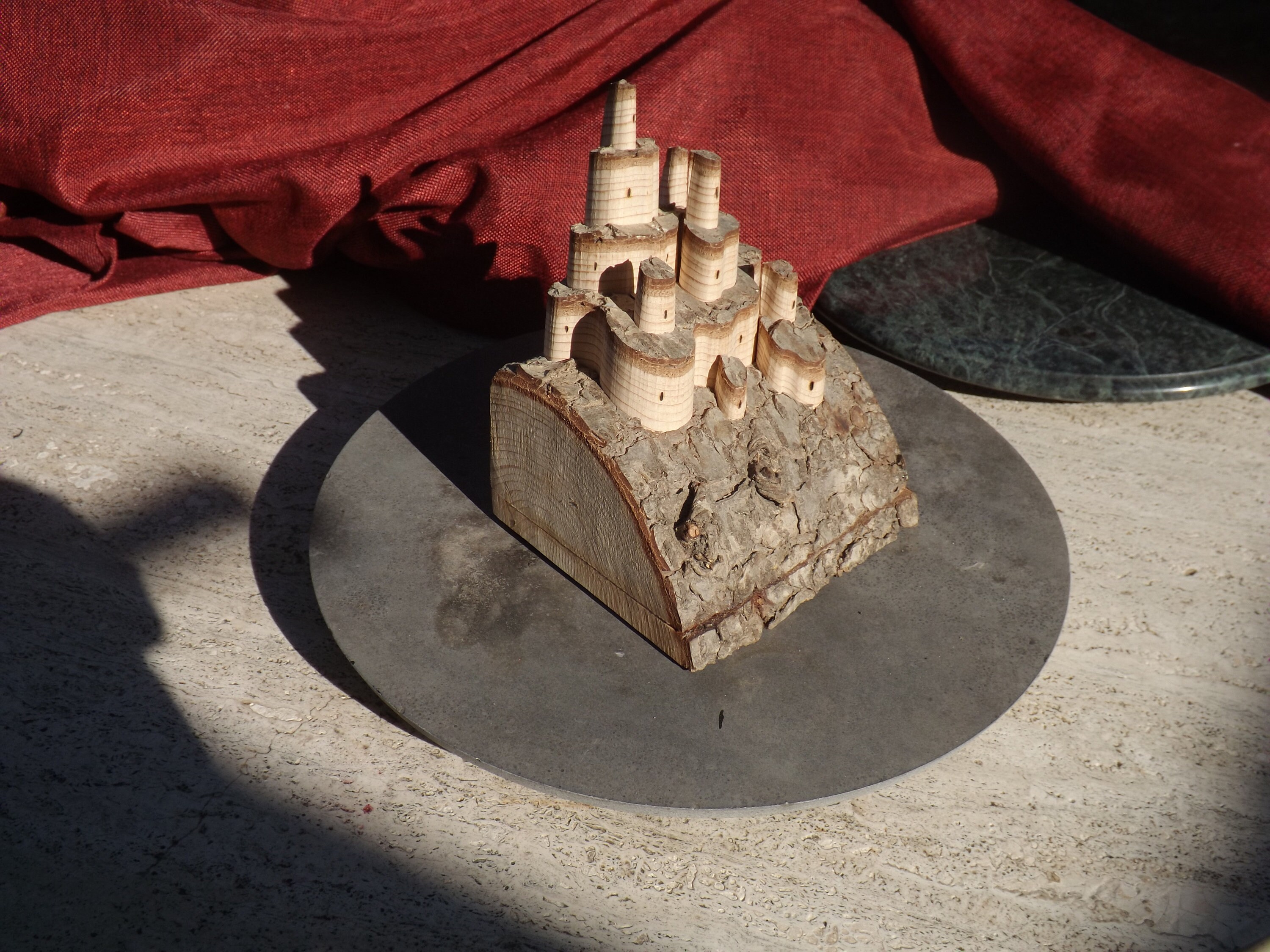 Olive Wood Pop-up Castle - Etsy