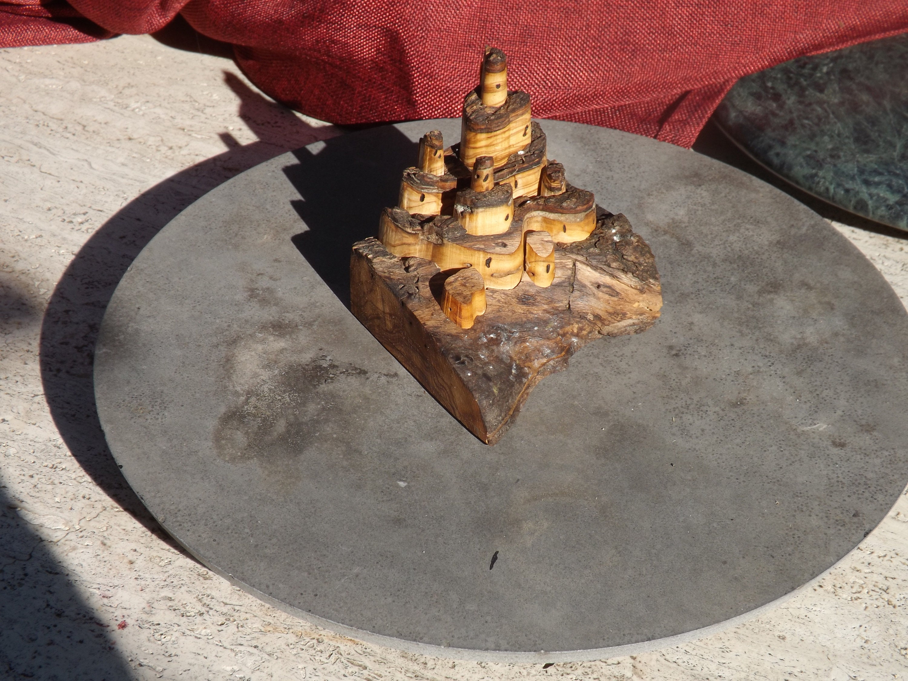 Olive Wood Pop-up Castle - Etsy