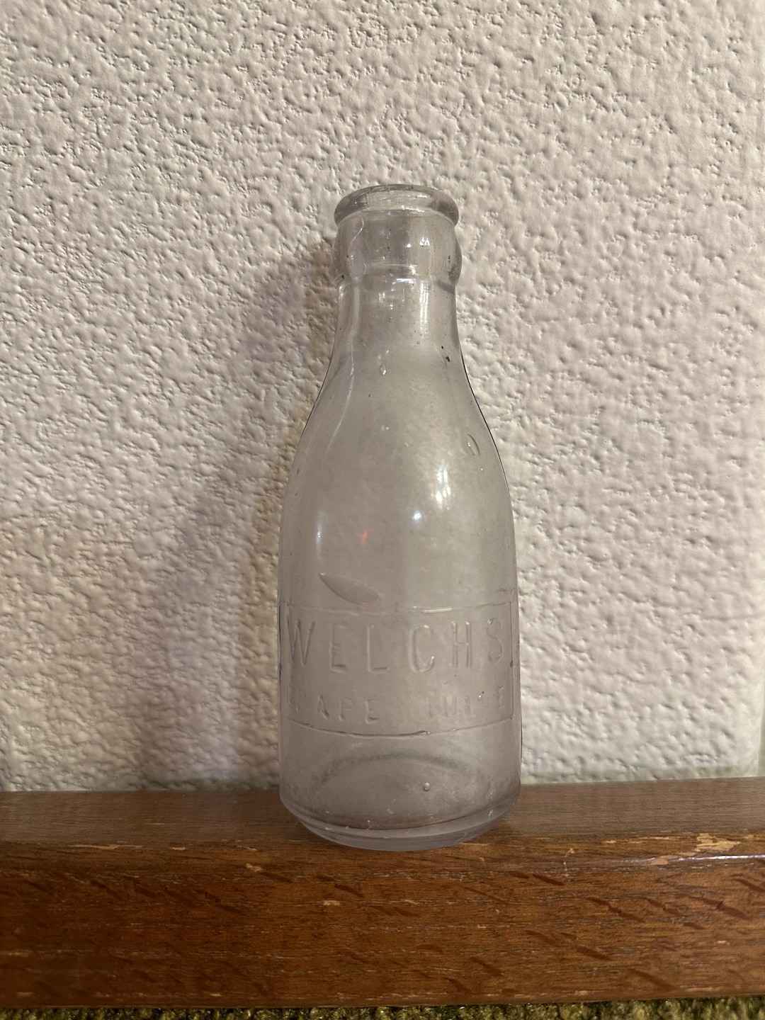 Antique Glass Welch's Grape Juice Bottle - Etsy