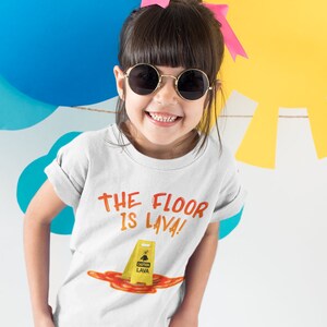 The Floor is Lava Shirt Kid's Lava T-shirt Lava Shirt - Etsy
