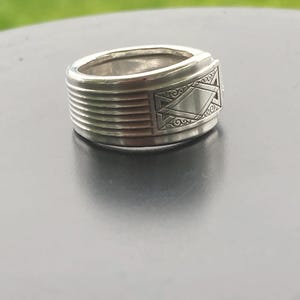 Spoon Ring Size 8.75 Vintage Silver Plated - Etsy