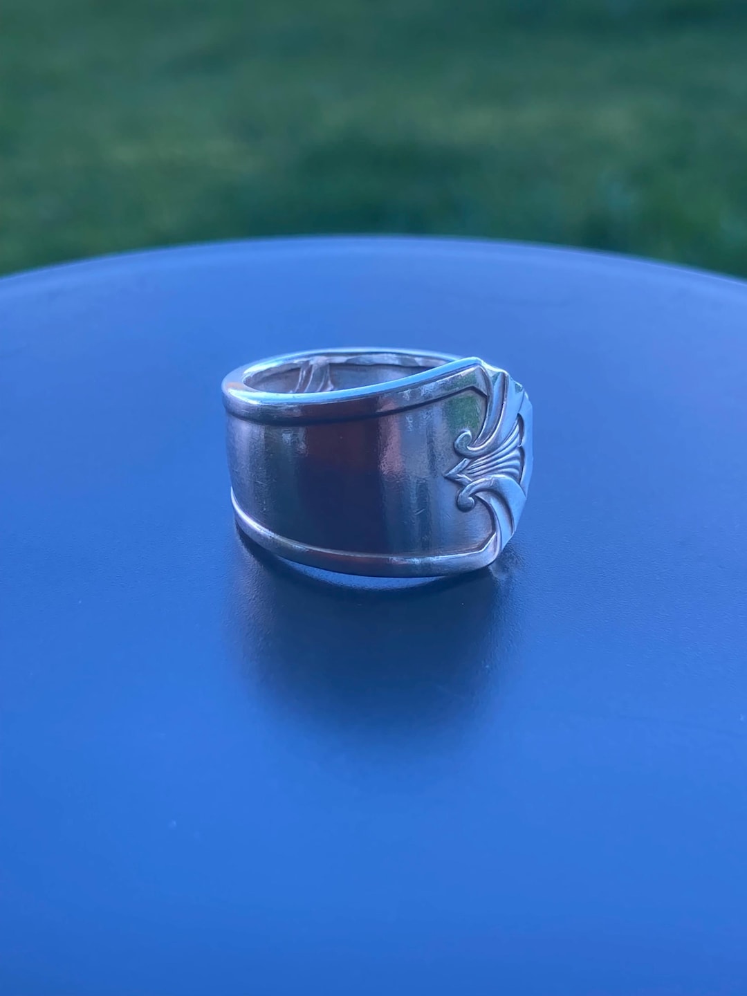 Spoon Ring Size 8.25 Vintage Silver Plated - Etsy